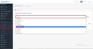 Opencart Admin Dashboard Installation and Operating Manual - RCV Technologies
