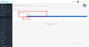 Opencart Admin Dashboard Installation and Operating Manual - RCV Technologies